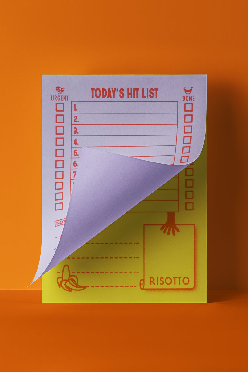 HIT LIST: Notepad (Pale Blue) – RISOTTO