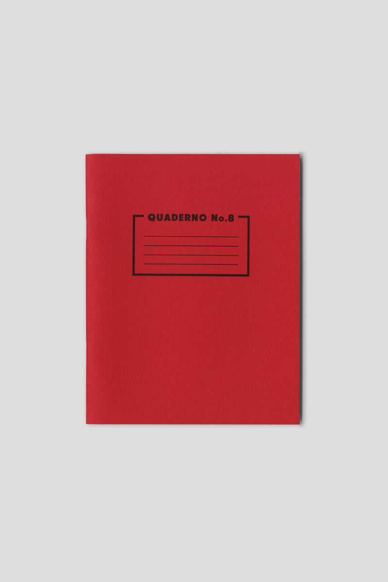 Recycled Risograph printed Exercise Book - Red - Maths Grid – RISOTTO