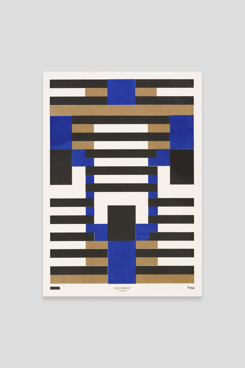 DECEMBER - Calendar Collection: Editioned A3 Print – RISOTTO