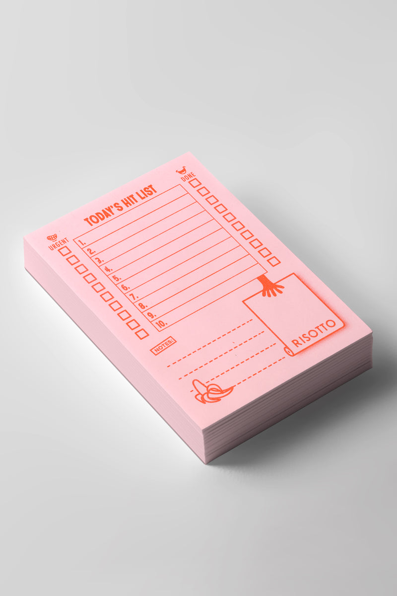 HIT LIST DOUBLE DECKER: Notepad (Pale Blue) – RISOTTO