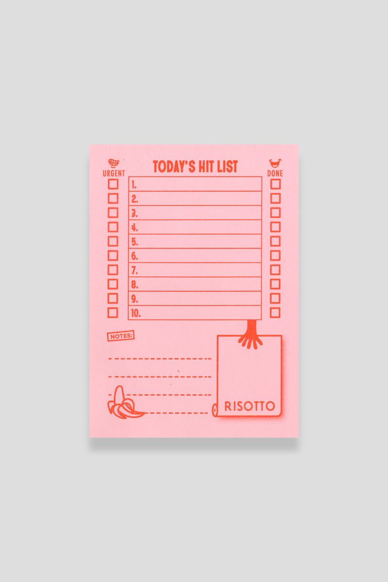 HIT LIST: Notepad (Pale Blue) – RISOTTO