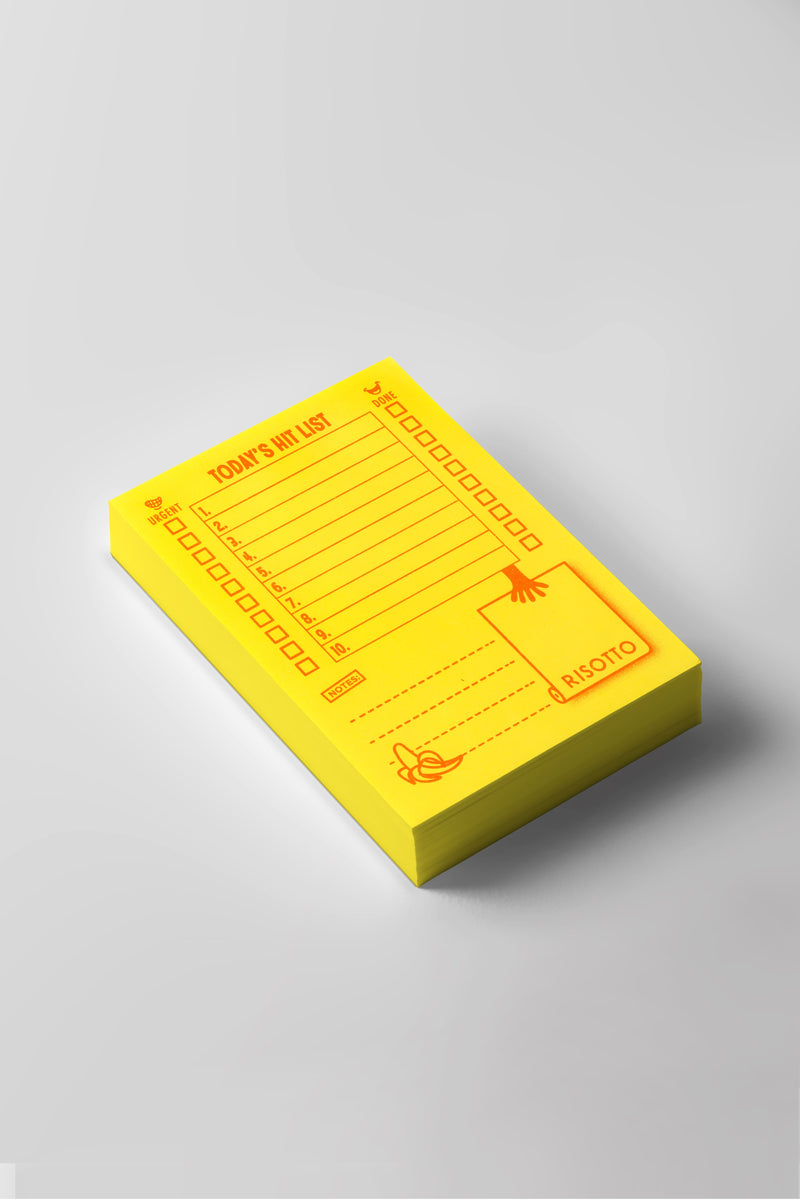 HIT LIST DOUBLE DECKER: Notepad (Pale Blue) – RISOTTO